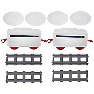 TOYANDONA Sushi Train Set Toy | Rotating Table Food Train Battery Powered Toy Train Set for Party DIY Sushi Display Table Swing Plate, Under Christmas Tree Train Track for Kids