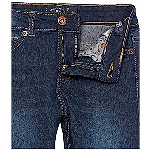 Lucky Brand Girls' Bootcut Fit Stretch Denim Jeans with Zipper Closure & Pockets, Barrier Wash, 14