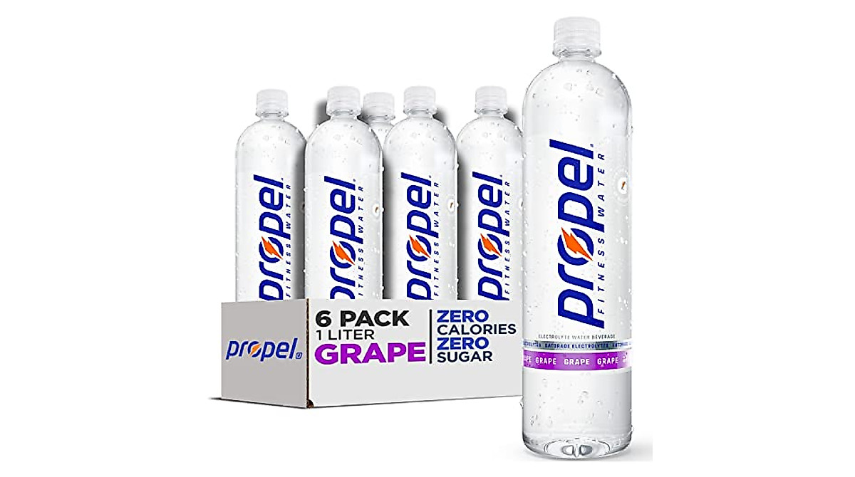 Propel Grape Water 1L Pack of 6 | Electrolyte & Vitamin Hydration