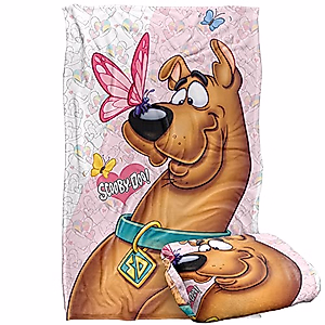 Scooby Doo Butterfly Silky Touch Super Soft Throw Blanket 36" x 58",Butterfly