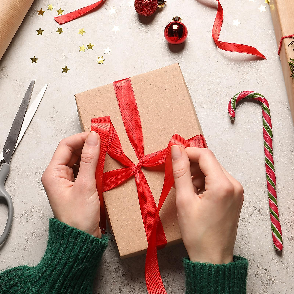 NEBURORA 100 Sheets Kraft Tissue Paper for Gift Bag 20x14 Inches Wrapping Tissue Paper Bulk Brown Decorative Art Paper for DIY Crafts Birthday Weddings Holiday Christmas Party Decor