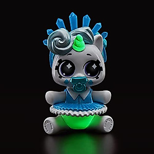 5 Surprise Unicorn Squad Series 6 Newborn Unicorn Glow Squard (2 Pack) by ZURU, Amazon Exclusive Mystery Collectible Toys, Mini Glow in The Dark, Collectable Capsule