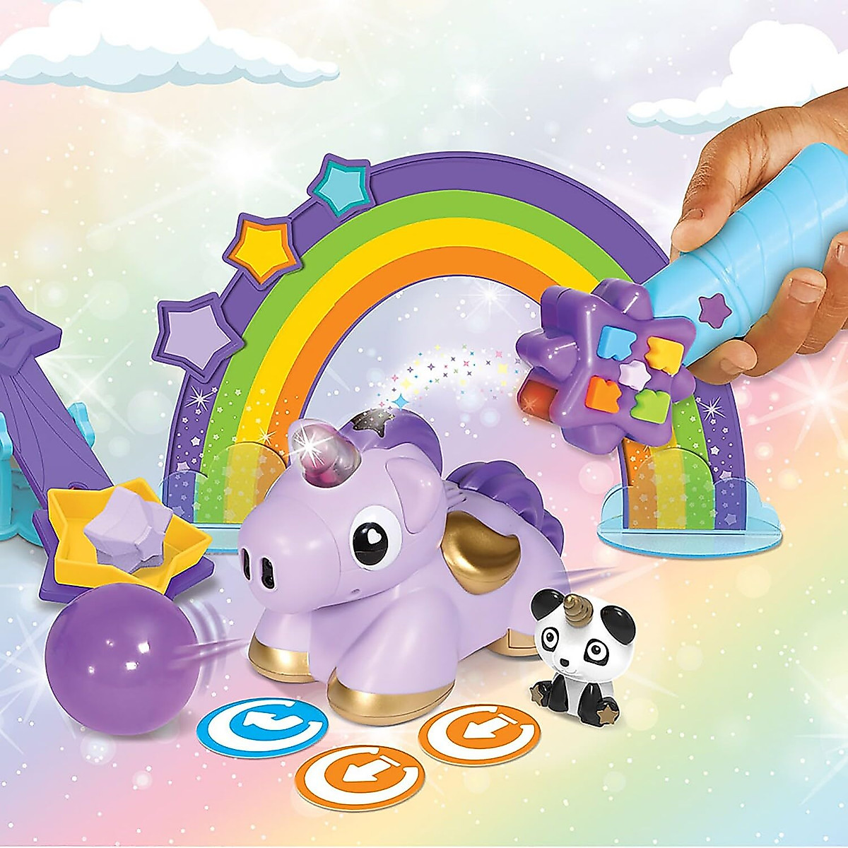 Learning Resources Coding Critters MagiCoders: Skye the Unicorn, Screen-Free Early Coding Toy For Kids, Interactive STEM Coding Pet, 22 Pieces, Ages 4+