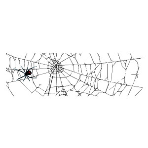 White Black Widow Spider Web Stabilizer Wrap Protection Choose Length Width 15, 2