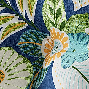 Greendale Home Fashions Outdoor Seat/Back Chair Cushion, 2 Count (Pack of 1), Magnolia Floral