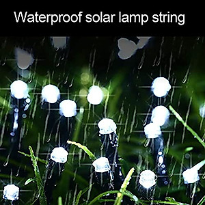 SUMSAYEI Solar String Lights multisize LED 8 Modes Solar Powered Outdoor Lighting Waterproof Christmas Fairy Lights for Xmas Tree Garden Homes Ambiance Wedding Lawn Party Decor