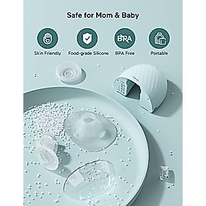 Hands-Free Breast Pump, Paruu Wearable Breast Pump Model X2 with 2 Modes & 5 Levels, Electric Portable Breast Pump, Discreet & Rechargeable, Long Battery Life, 17/21/25mm Flange (2 Count (Pack of 2))