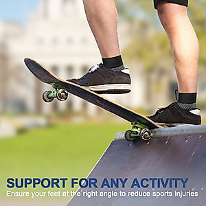 Plantar Fasciitis Compression Socks (3 pairs) Arch Support Foot Pain Relief Ankle Brace Night Splint for All Day Wear Provide Increase Blood Circulation Suitable for Men & Women (Black, Small)