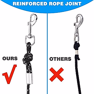 Reflective Cat Leash - 30 Feet Yard Long Leash, Escape Proof Durable Walking Leads, Safe Extender Pet Tie Out Leash Outdoor Training Playing Camping for Kittens/Puppies/Rabbits/Small Animals