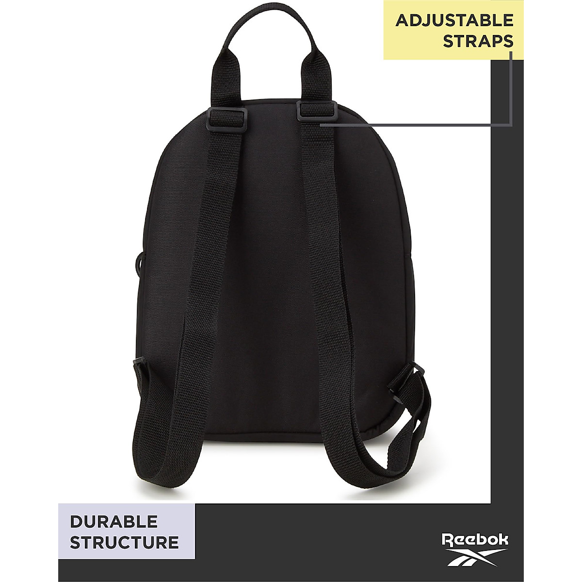 Reebok Women's Backpack - Sydney Lightweight Mini Shoulder Purse - Casual Gym Bag for Kids, Teens, and Adults, Size One Size, Deep Quartz