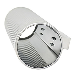 Tbest Guiro Instrument,Stainless Steel Metal Guiro Musical Percussion Instrument Training Tool with Scraper Guiro Dominicana Instrument Merengue