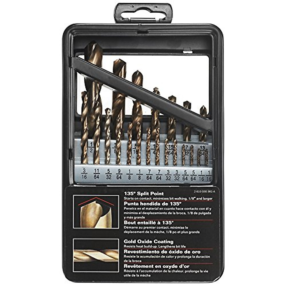 Skil 21-Pack Gold Oxide Twist Drill Bit Set #98021