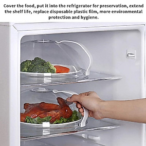 WLTK Professional Microwave Food Anti-Sputtering Cover with Handle Heat Resistant Lid for Microwave Food Dropshipping