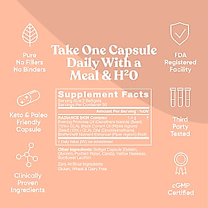 Eu Natural Vibrance Bundle with Radiance - Beauty Bundle for Healthier Hair Growth, Stronger Nails, Glowing Skin