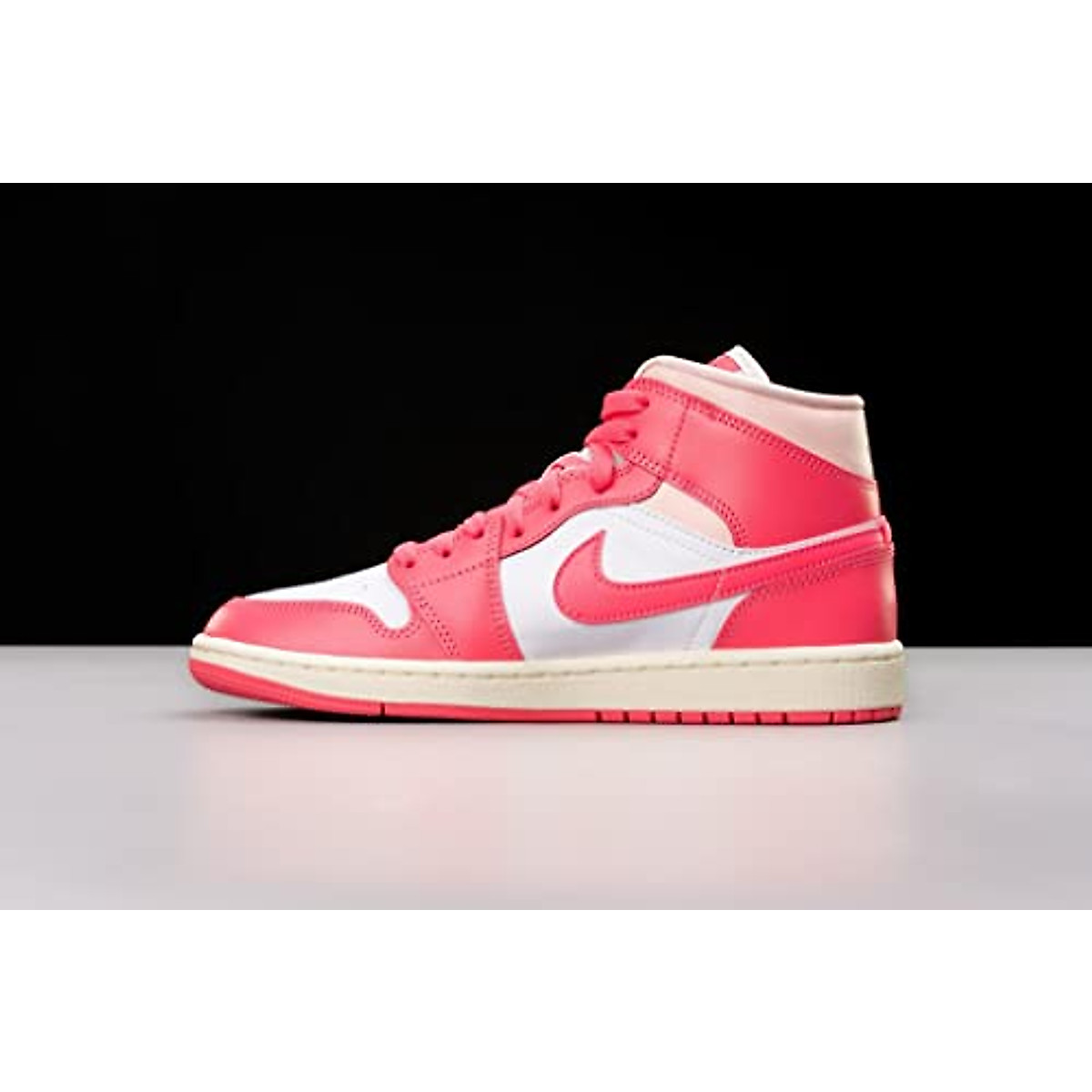 Jordan 1 Mid Women White/Sea Coral-Atmosphere BQ6472-186 7