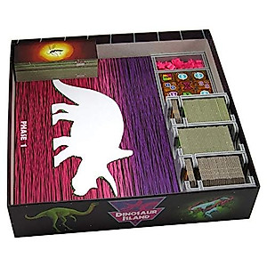 Folded Space Dinosaur Island and Totally Liquid Board Game Box Inserts