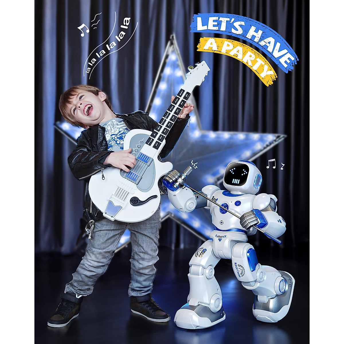 Ruko 1088 Smart Robots for Kids, Large Programmable Interactive RC Robot with Voice Control, APP Control, Present for 4 5 6 7 8 9 Years Old Kids Boys and Girls