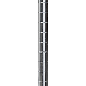 Akro-Mils AWP54UPRIGHT 54-Inch NSF Certified Industrial Grade Chrome Wire Shelf System Upright Leg Post Poles, (4 Pack)