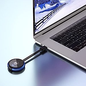 TIMBOOTECH HDMI Wireless Transmitter 165FT Blue - 1 Receiver Can be Paired with 8 Transmitters - Switch by One Click - Also Compatible with Other Brands Wireless HDMI Receiver