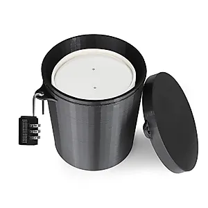 Brilliant Sweet Safe 3.0 Biggest Pint + Handmade Quart + Tub - Ice Cream Combination Lock & Safety Container! - Truly Functional