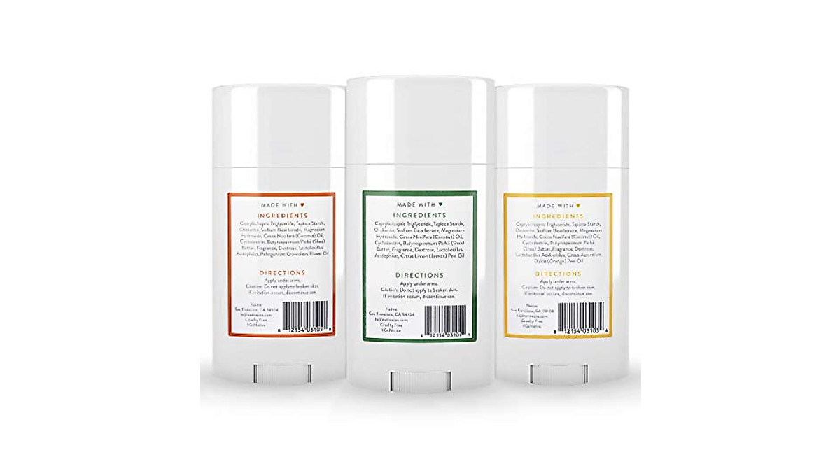 Native Deodorant 3-Pack - Natural, Aluminum-Free & Vegan for Daily ...