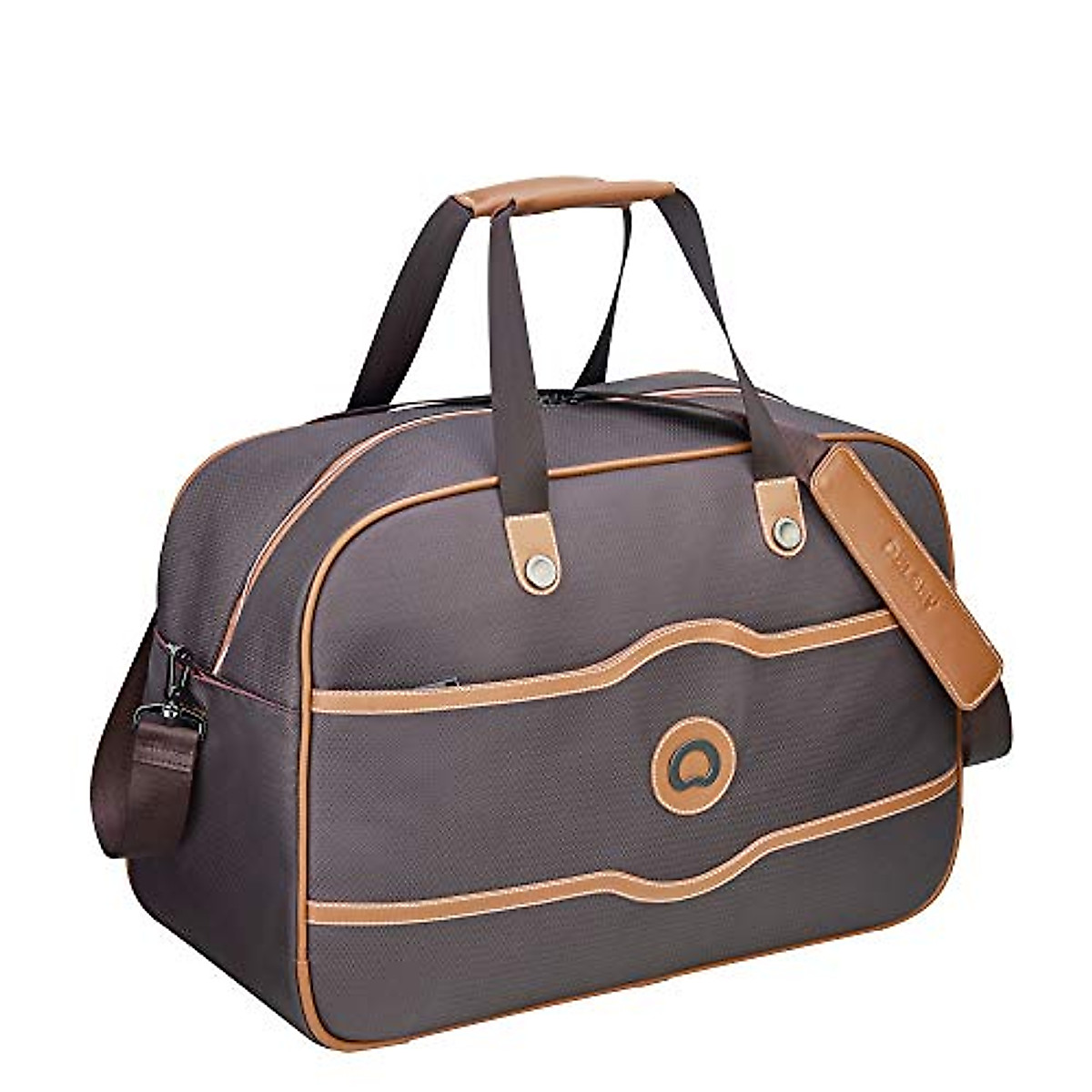 Delsey Luggage Chatelet Soft Air Weekender Duffel (Mocha)