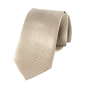 Spring Notion Men's Woven Dotted Necktie Champagne