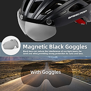 Basecamp Bike Helmet Men Women B10 (Black) + B19 (Black)