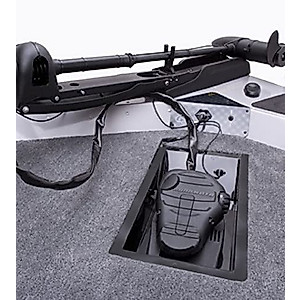 bullke (USA MADE) Easy Boat Trolling Motor Foot Pedal Control Tray Recessed Pan Universal design fits most has predrilled mounting holes is heavy duty and UV protected Strongest and most Durable.