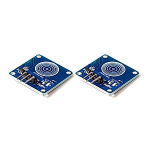 DEVMO 2PCS Digital Touch Sensor Capacitive Switch TTP223 Module Compatible with Ar-duino PIC DIY TTP223B US