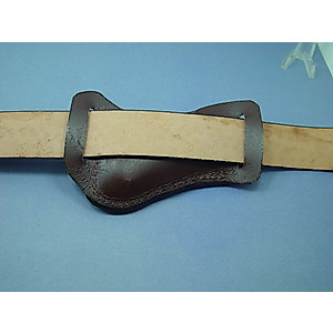 Leather Right Cross Draw Pocket Knife Sheath for a Buck 110 Are 112. Alliagor Print Leather on Top. Sheath Only!