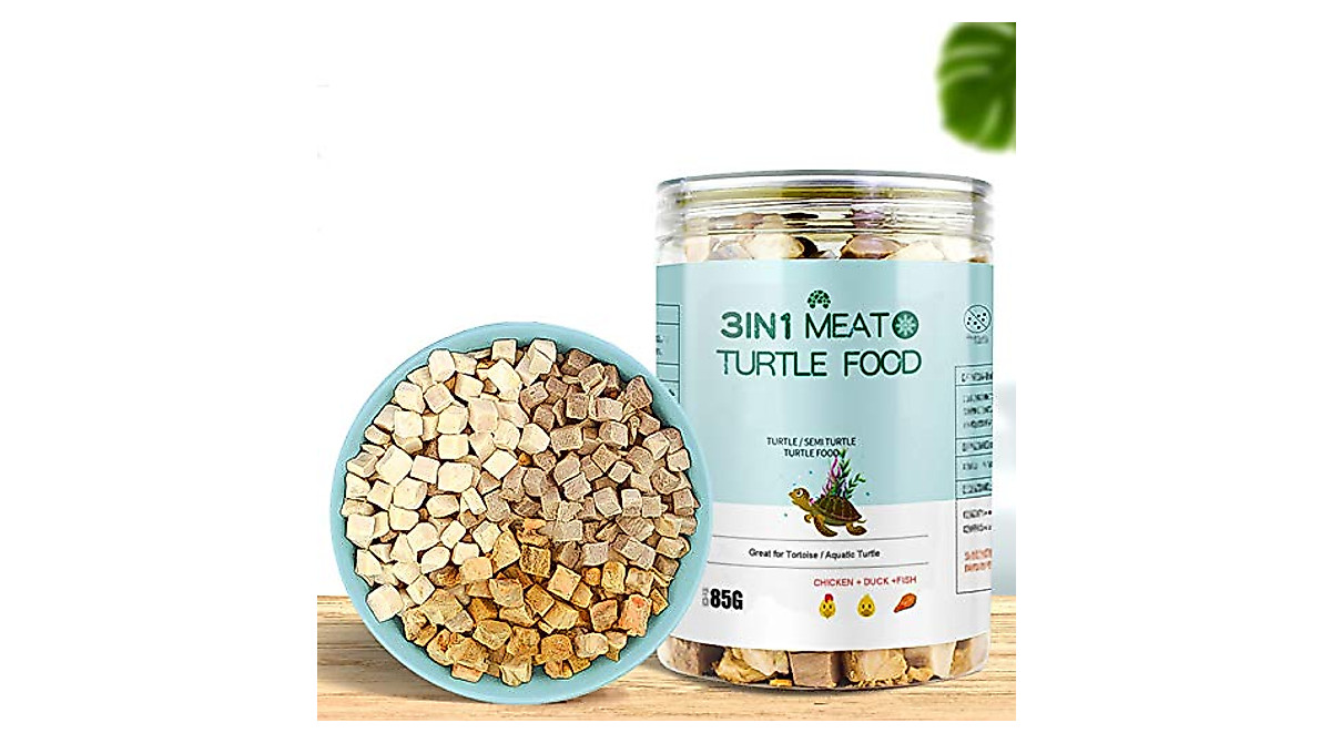 BNYEE 3 in 1 Turtle Treats - Natural Freeze Dried Food