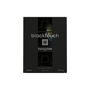 Frank Olivier Black Touch for Men Eau De Toilette Spray, 3.3 Ounce