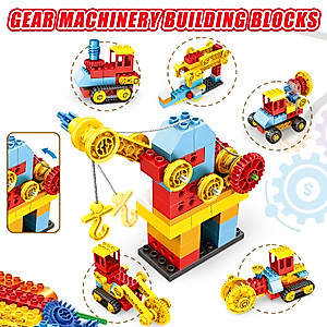 STEM Building Toys for Kids, 10Model Preschool Educational Learning Toys with Storage Box, Construction Engineering Erector Set Preschool Learning Toy,Birthday Gift for Boys Girls 3+ (96Pcs)