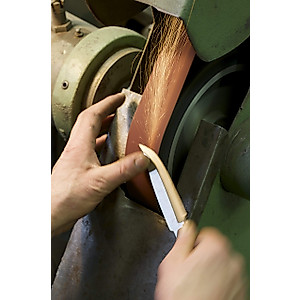 HELLE Knives - Steinbit - Fixed Blade - Fishing Knife - Birch Wood Handle - 12C27 Stainless Steel - Made in Norway