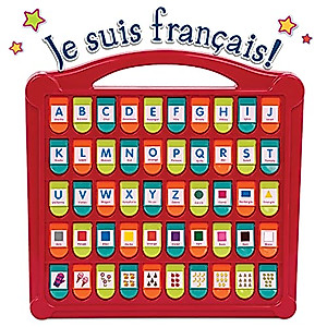 Battat – French Alphabet Toy For Learning – 50 Pop-Up Flaps – Letters, Words, Numbers, Colors, Shapes – Educational Toy For Toddlers, Kids – 3 Years + – Alphabet Cache-Cache
