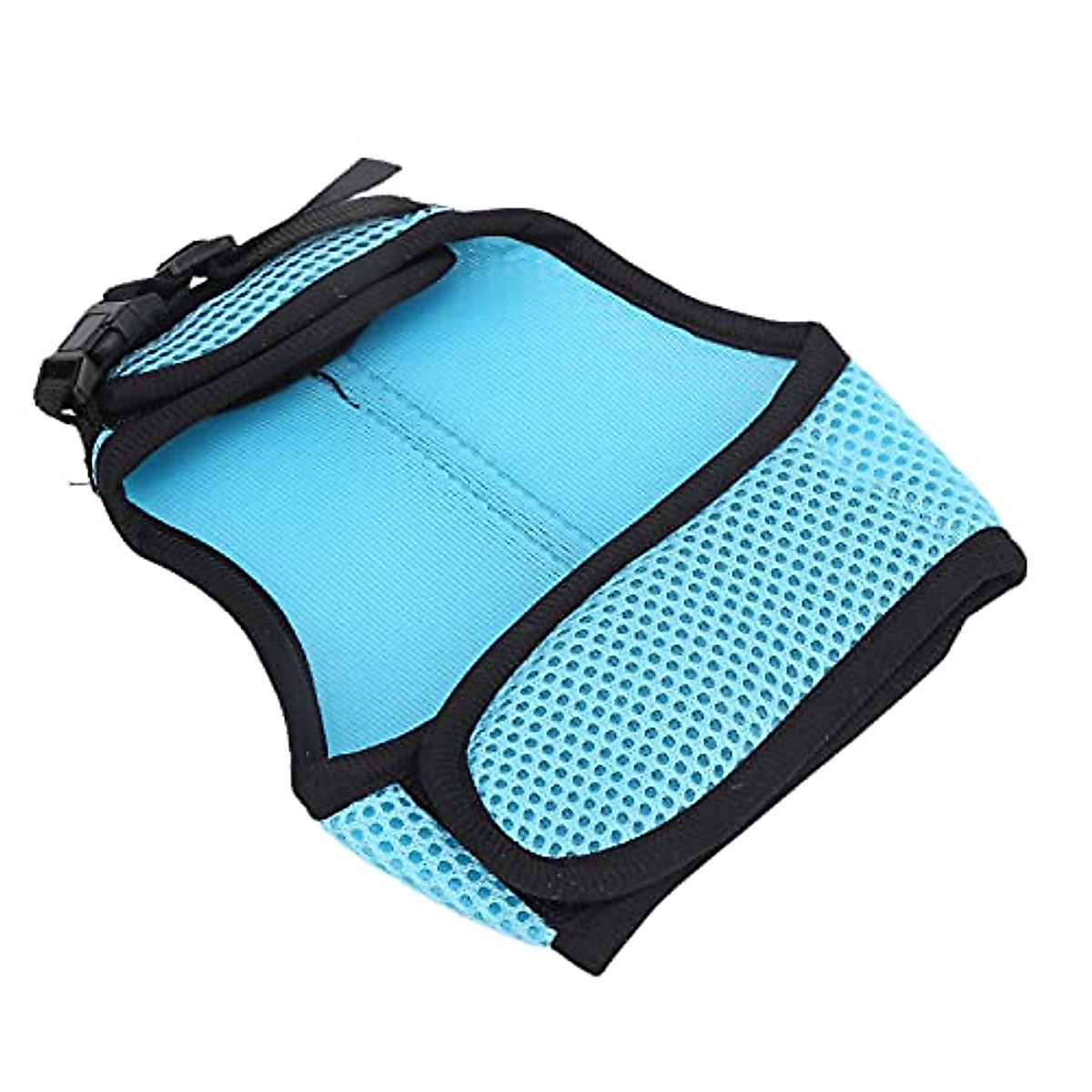 Rabbit Harness Set, Adjustable Buckle Breathable Small Animals Vest Harness Set with Mesh Leash for Rabbit Squirrel Bunny Ferret Guinea Pig(S)