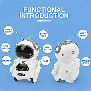GoolRC 939A Pocket Robot Talking Interactive Dialogue Voice Recognition Record Singing Dancing Telling Story Mini Robot
