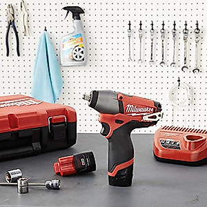 Milwaukee 2454-22 M12 Fuel 3/8 Impact Wrench Kit W/2 Bat