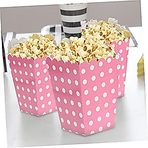 Popcorn Bags 36pcs Popcorn Boxes Fringe Set Wedding Supplies Wedding Cookies Carnivals Cookies Chips Boxes Fried Food Ornament Container for Movie Night Movie Night Gift Basket