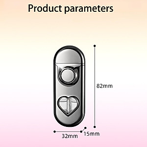 Torch Lighter, Dual Flame Lighter with 6pcs Flint Stone, Windproof Lighter With Visible Gas Window, Cool Adjustable Soft Flame and Jet Flame 2 in1,Refillable Butane Lighter for Outdoor Indoor-Gradient