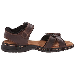 Dr. Scholl's Shoes Men's Gus Sandal,Brown,10 M US