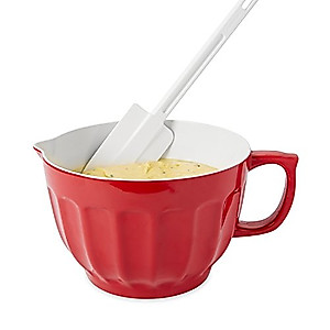 Rubbermaid Commercial Products Cold Temperature Scraper Spatula, 16.5 Inch, Clean-Rest Design (FG1906000000),White