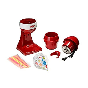 Courant CSM2081 Snow Cone Maker, Festive Red