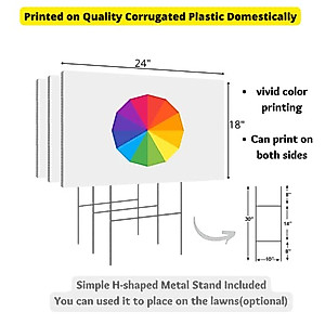 Custom Bridal Shower Sign with Stand, Personalized Bridal Shower Welcome Yard Sign for Indoor and Outdoor Use, 24" W x 18"H (Bridal Shower Design A)