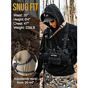 OneTigris VULTURE Chest Rig, MOLLE Chest Rigs Tactical for Outdoor, Green