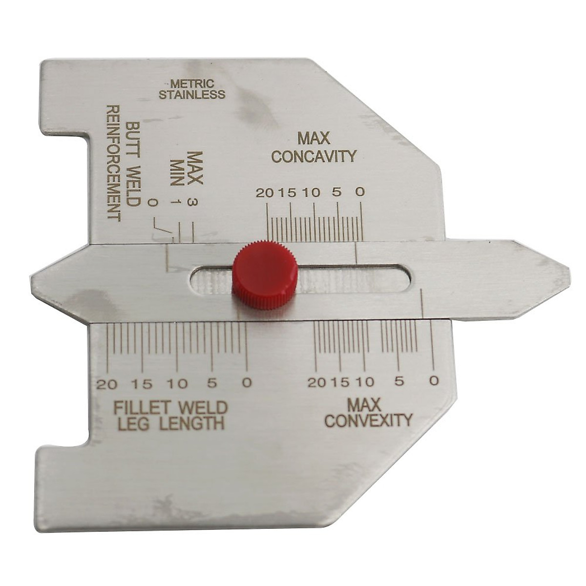 Graigar Stainless Steel Welding Gauge Tool Kits Combine Suit 13 Pieces Welding Inspection Gauge Metric Welding Gauge(mm)