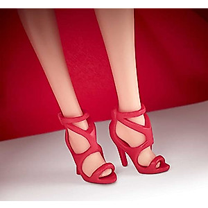 Barbie Signature 2022 Holiday Barbie Doll (Blonde Wavy Hair) with Doll Stand, Collectible Gift for Kids Ages 6 Years Old and Up