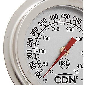 CDN POT750X ProcAccurate High Heat Oven Thermometer,Silver
