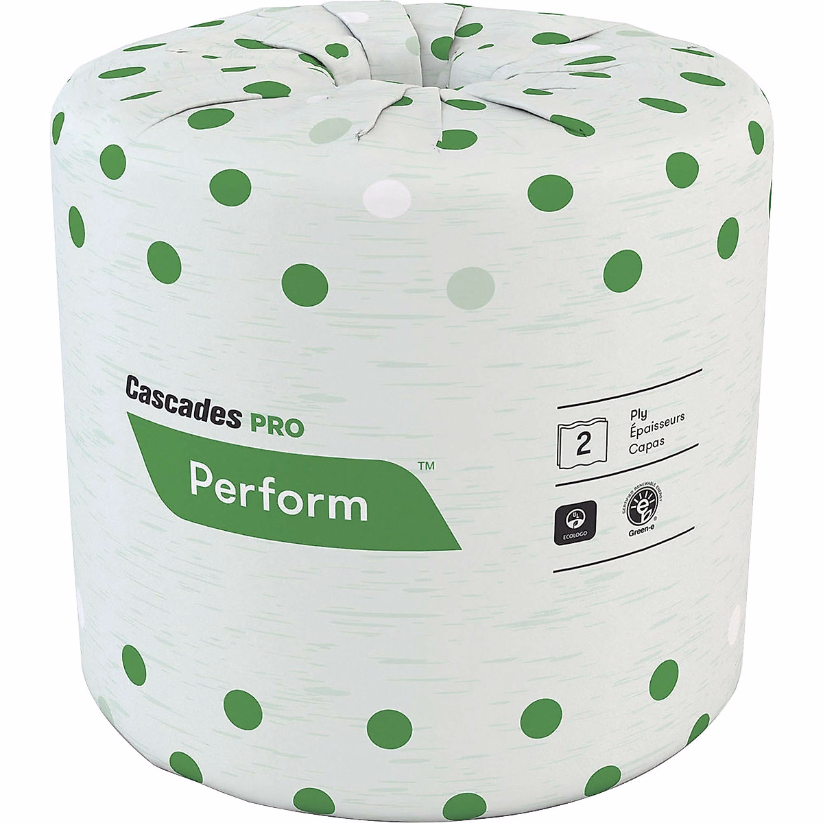 Cascades PRO Standard Toilet Paper, 336 Sheets Bathroom Tissue, 4" x 3.50", White